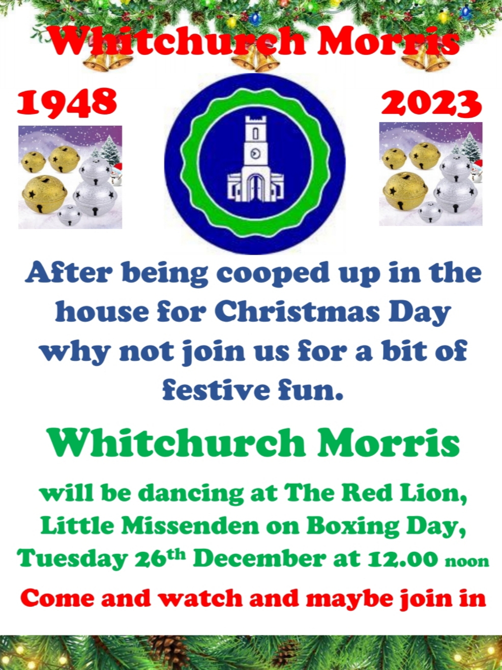 Boxing Day Dance Poster